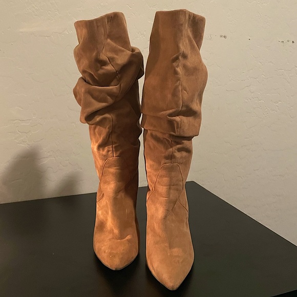Jessica Simpson | Shoes | Jessica Simpson Brown Suede Boots | Poshmark